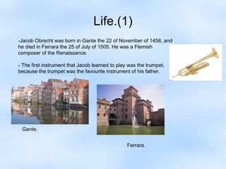 Jacob Obrecht | PPT | Classical Music | Music