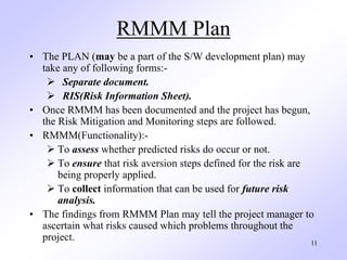 RMMM Plan | PPTX
