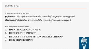 Risk Mitigation, Monitoring and Management Plan (RMMM) | PPTX