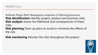 Risk Mitigation, Monitoring and Management Plan (RMMM) | PPTX