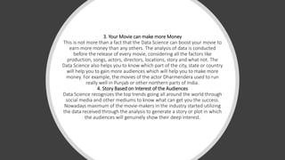 Data Analytics in INDIAN FILM INDUSTRY | PPT