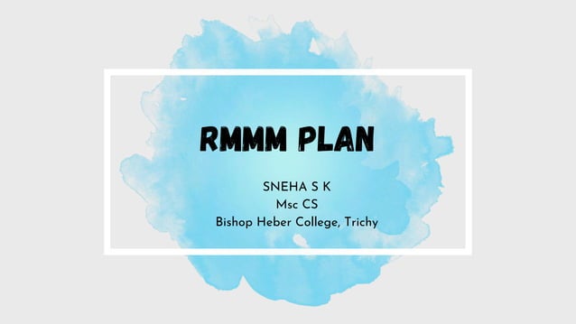 RMMM plan.pptx