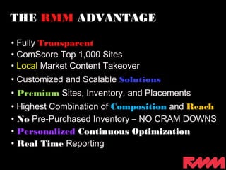 RMM Online Advertising Overview | PPT