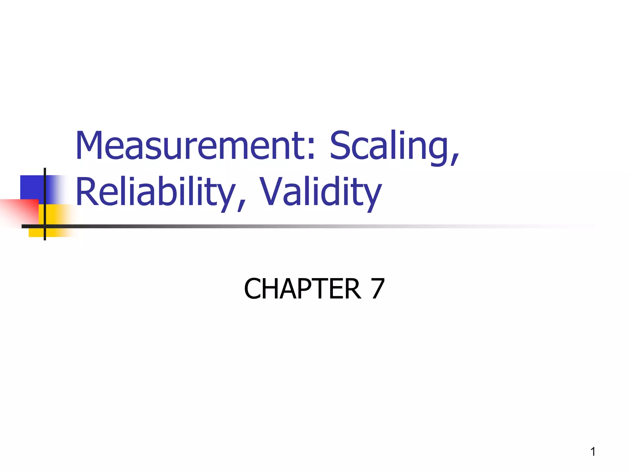 RMM scales ,reliability,validity.ppt