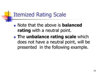 RMM scales ,reliability,validity.ppt