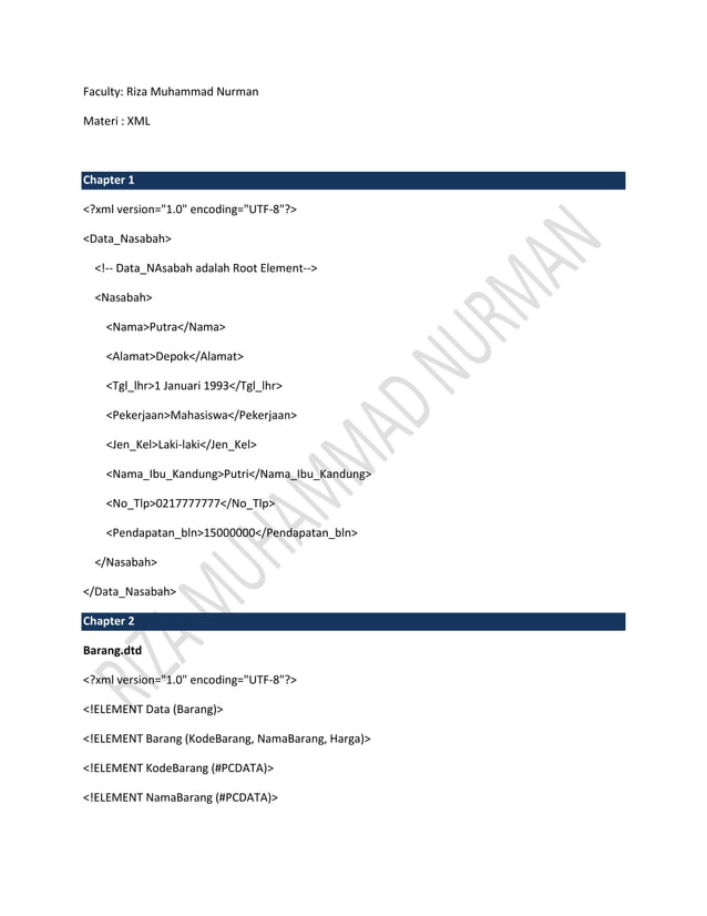 RMN - XML Source Code | PDF