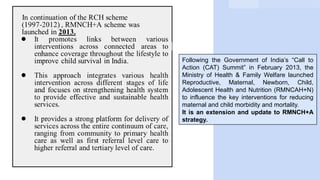 RMNCAH+N (REPRODUCTIVE,MATERNAL,NEWBORN,CHILD,ADOLOSCENT HEALTH AND ...