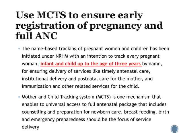 RMNCH+A 5 x 5 matrix | PPTX | Pregnancy | Reproductive Health
