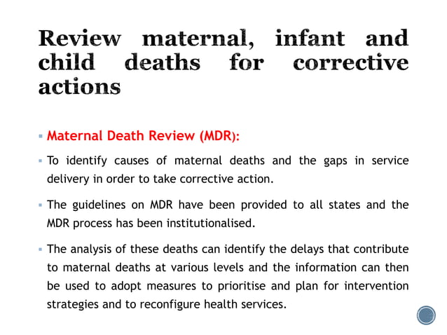 RMNCH+A 5 x 5 matrix | PPTX | Pregnancy | Reproductive Health