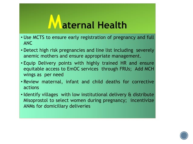 RMNCH+A 5 x 5 matrix | PPTX | Pregnancy | Reproductive Health