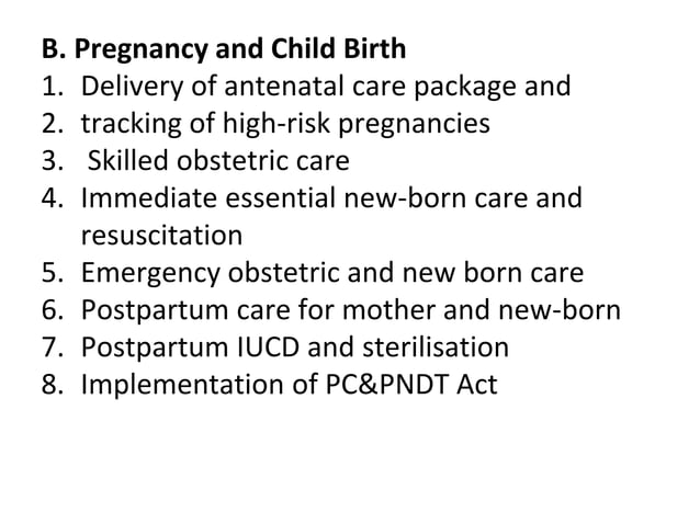 Reproductive, Maternal, Newborn, Child and Adolescent Health RMNCHA ...