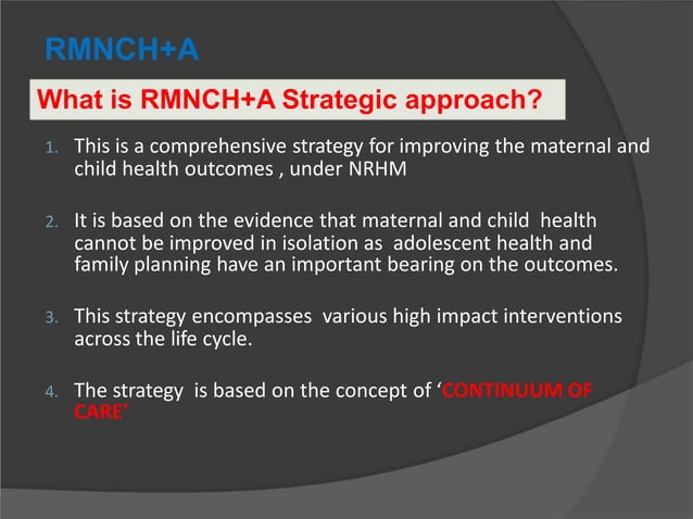 RMNCH + A MCH Program Dr Girish .B Associate Professor, CIMS ...