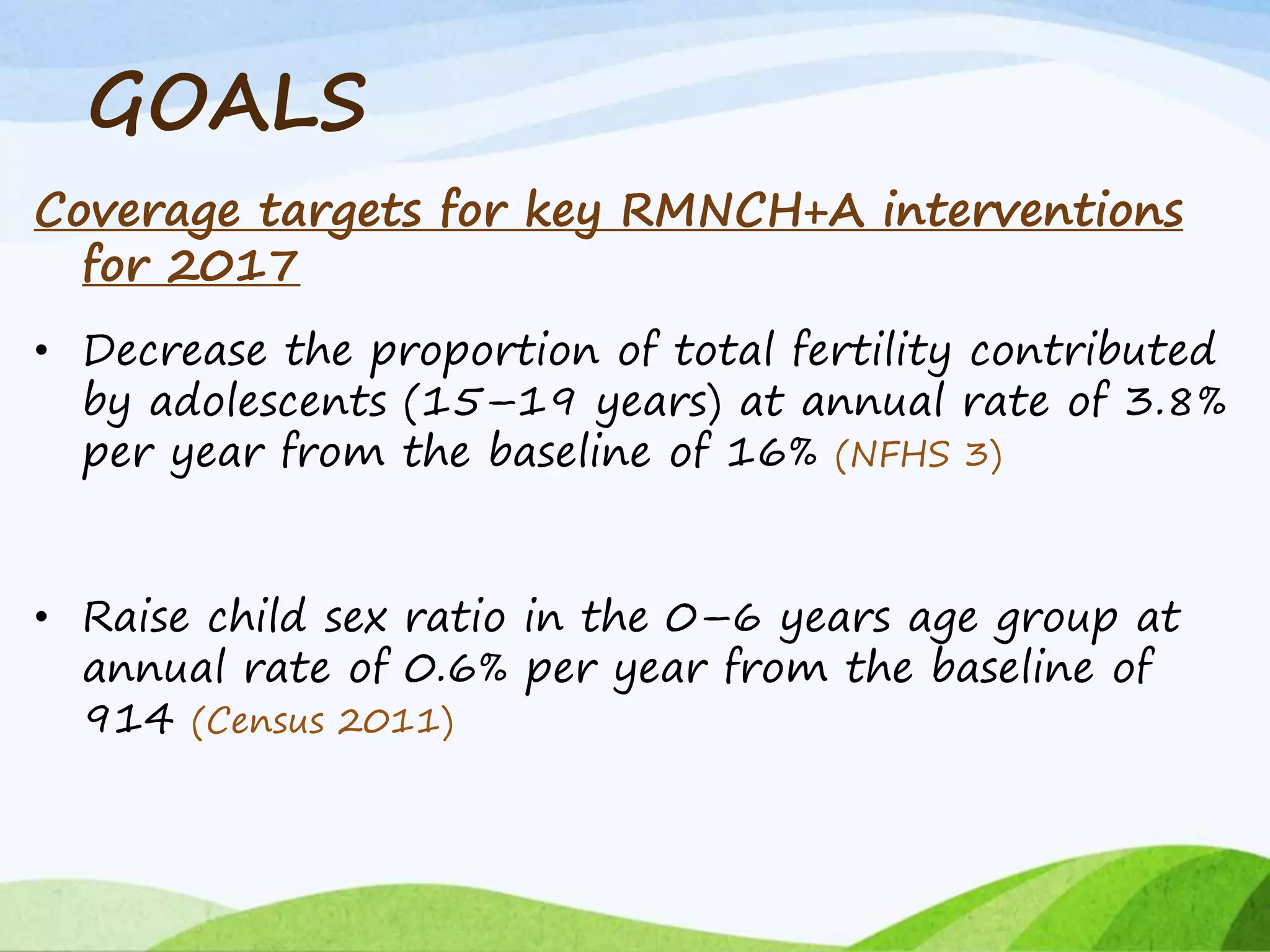 RMNCH+A strategy: Reproductive, Maternal, neonatal, child and ...