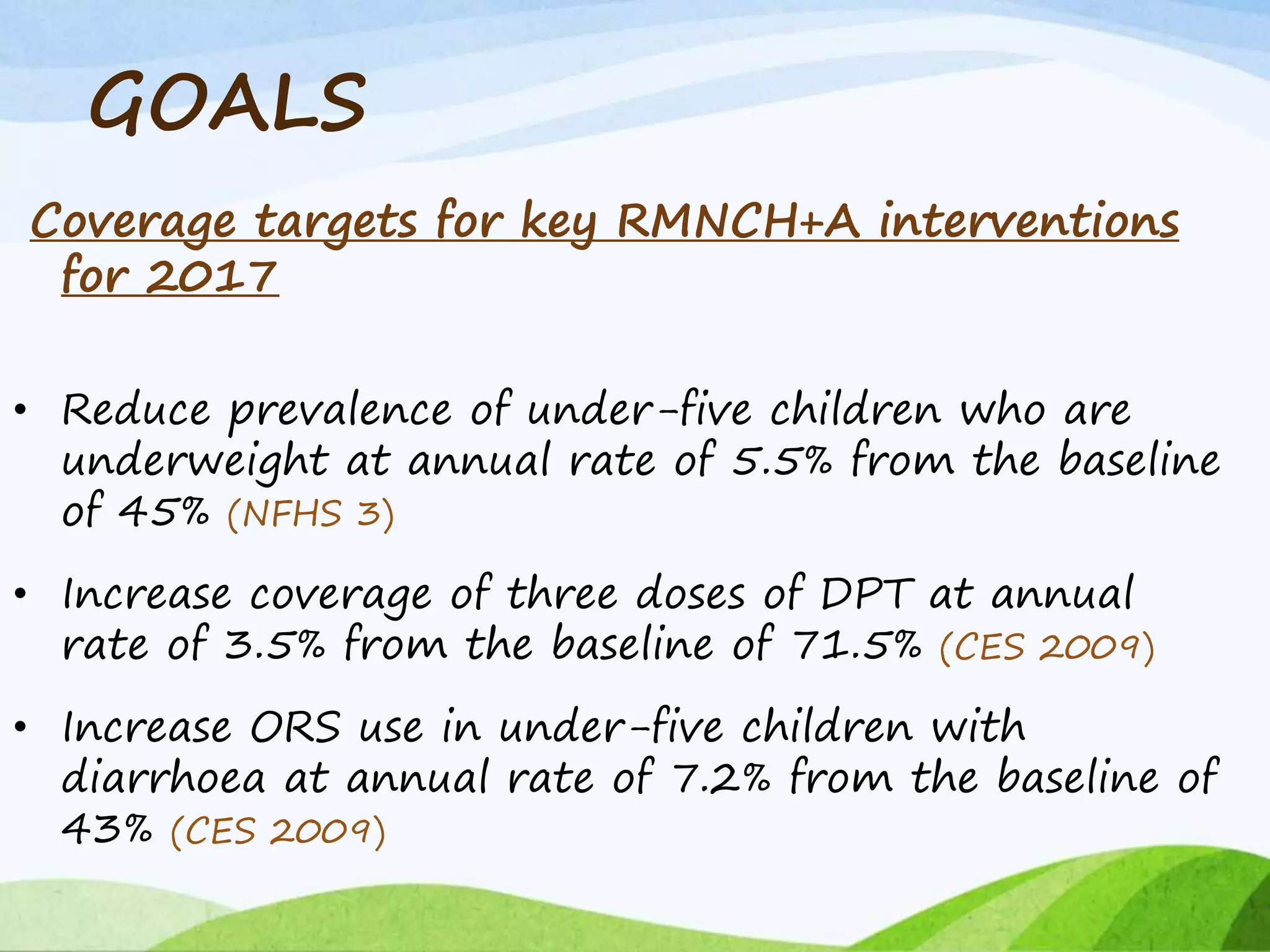 RMNCH+A strategy: Reproductive, Maternal, neonatal, child and ...