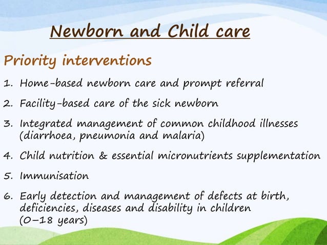 RMNCH+A strategy: Reproductive, Maternal, neonatal, child and ...