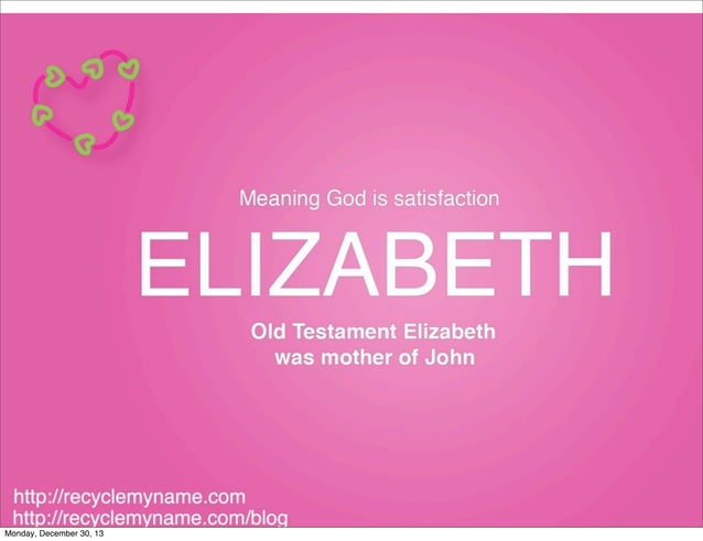 What Does The Name Elizabeth Mean? | PDF
