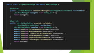 Native modules | PPTX