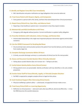RMO Excellence Manual - Global Standards for Patient-Centered Clinical ...