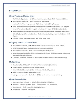 RMO Excellence Manual - Global Standards for Patient-Centered Clinical ...