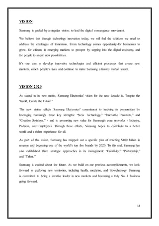 Research Methodology of Samsung Electronics Co. Ltd | DOCX