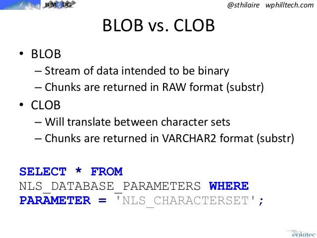 LOBS, BLOBS, CLOBS: Dealing with Attachments in APEX