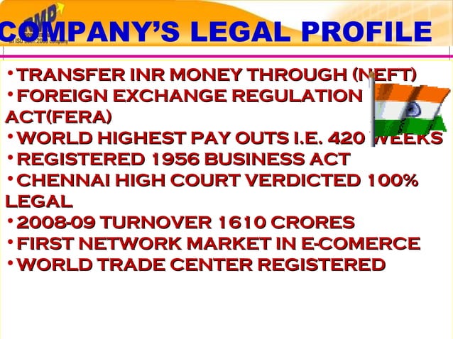 BEST MLM COMPANY IN INDIA TO FULFILL YOUR DREAMS | PPT