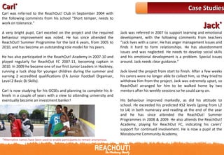 ReachOut! Club Brochure | PPT | Primary Education | Education