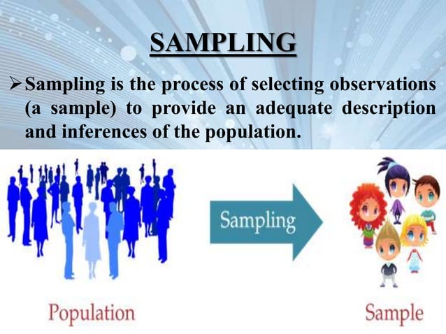 ppt on what is sample and its types | PPT