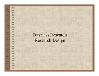 Business research design | PDF