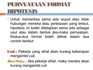Pembangunan Hipotesis | PPT