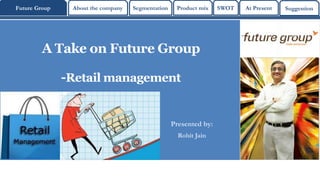 A take on Future Group | PPSX | Retail Industry | Industries