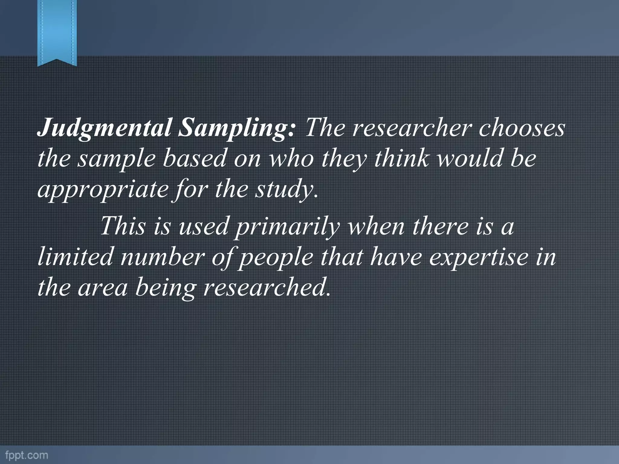 Sample and sampling design (Research method) | PPT
