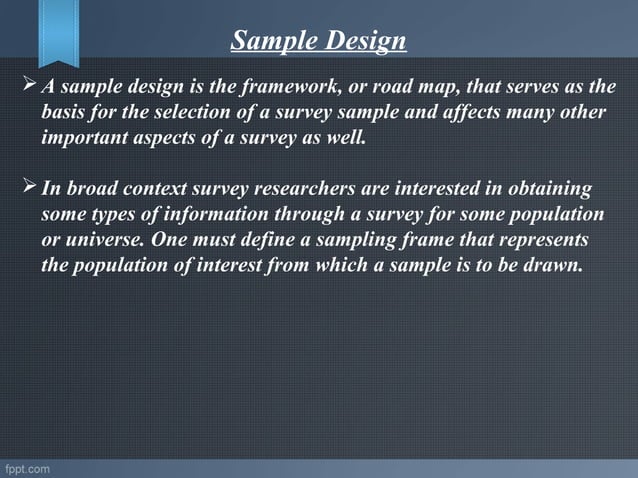 Sample and sampling design (Research method) | PPT | Science