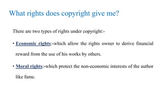 presentation on trademark and copyright | PPTX