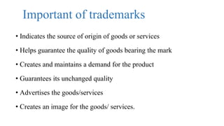 presentation on trademark and copyright | PPTX