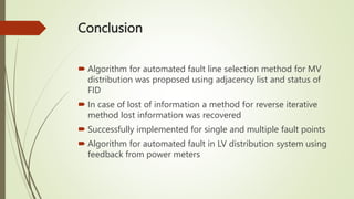 Faulted Line selection Method for electric power system | PPT