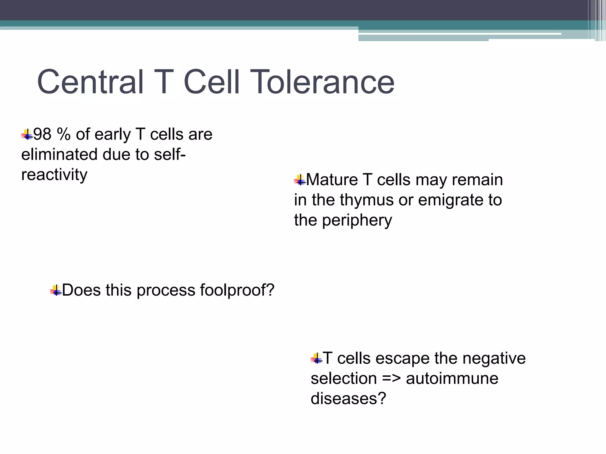 Principles of tolerance and autoimmune diseases | PPTX