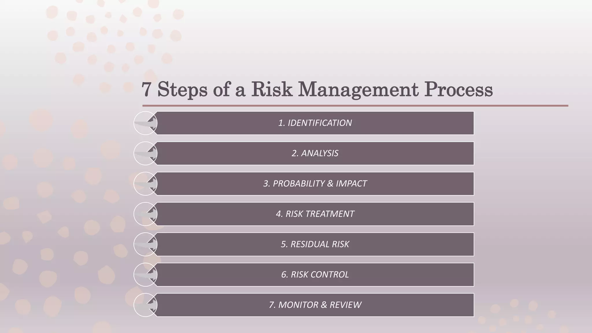 Risk management process | PPTX | Business | Business and Finance