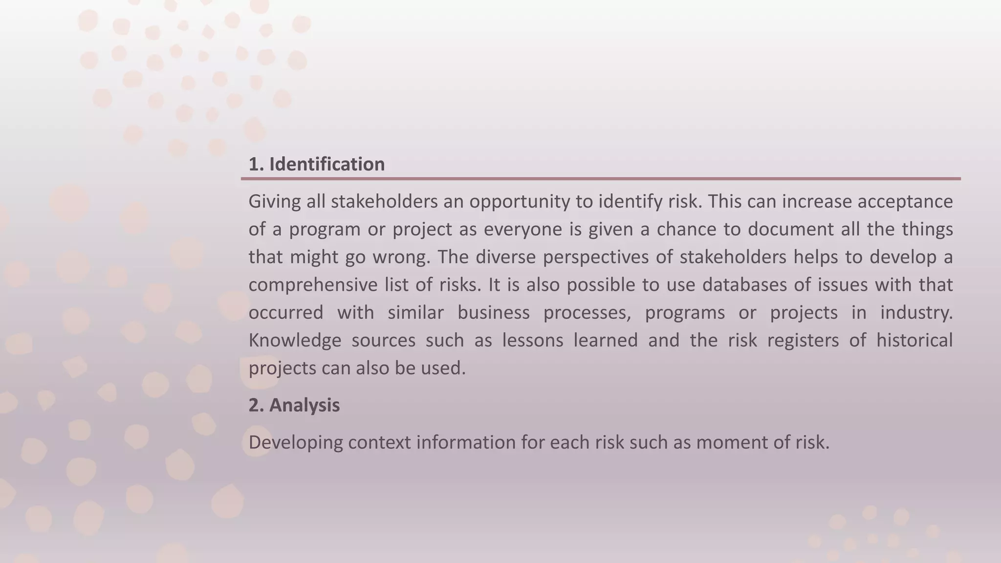 Risk management process | PPTX