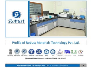Rm profile robust_analytical and consultancy service_v2_092017 | PDF
