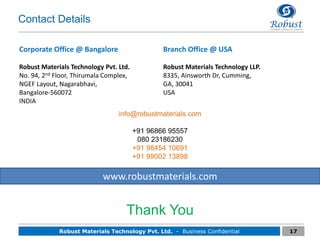 Rm profile robust_analytical and consultancy service_v2_092017 | PDF