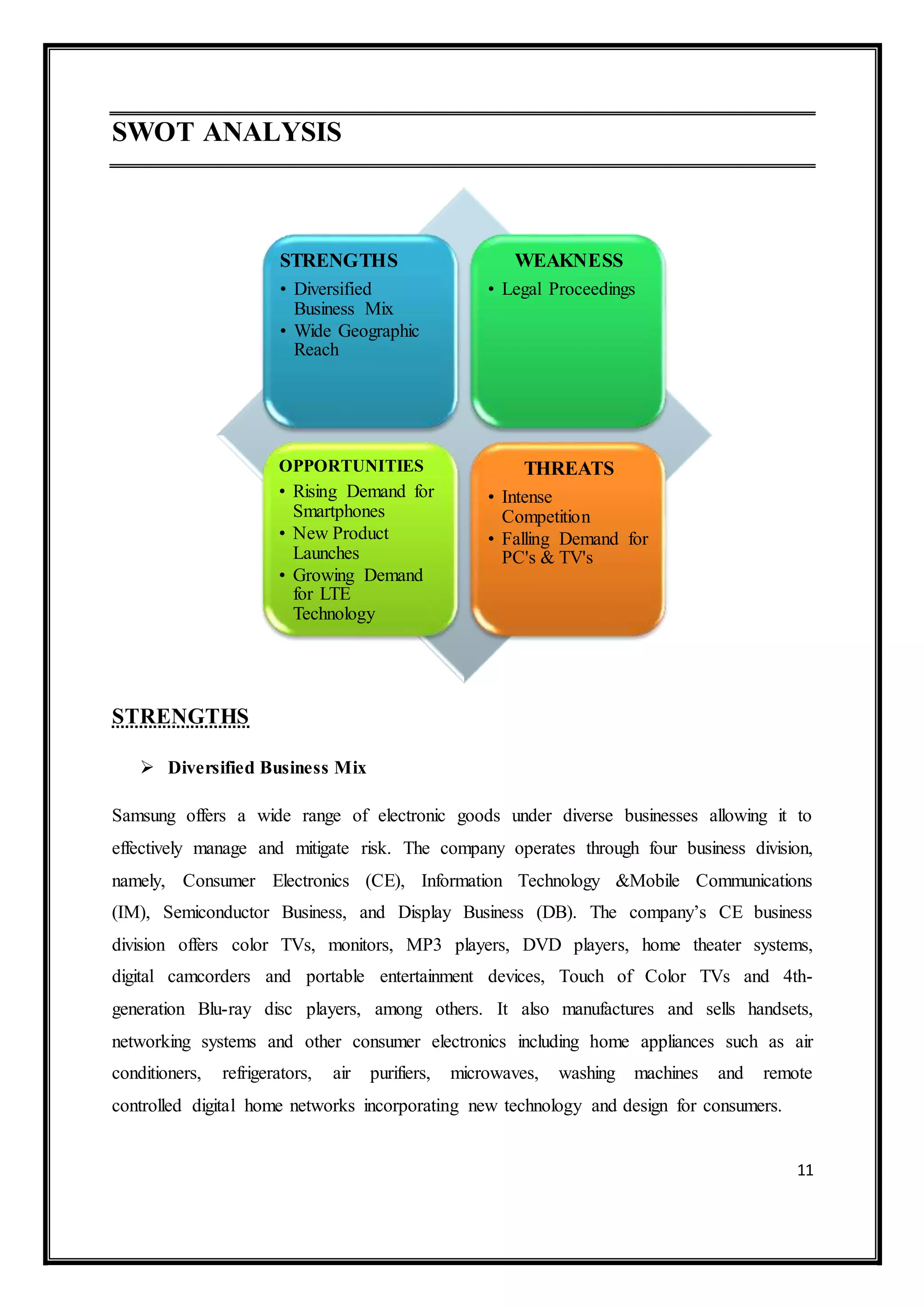 Research Methodology of Samsung Electronics Co. Ltd (Analysis of ...