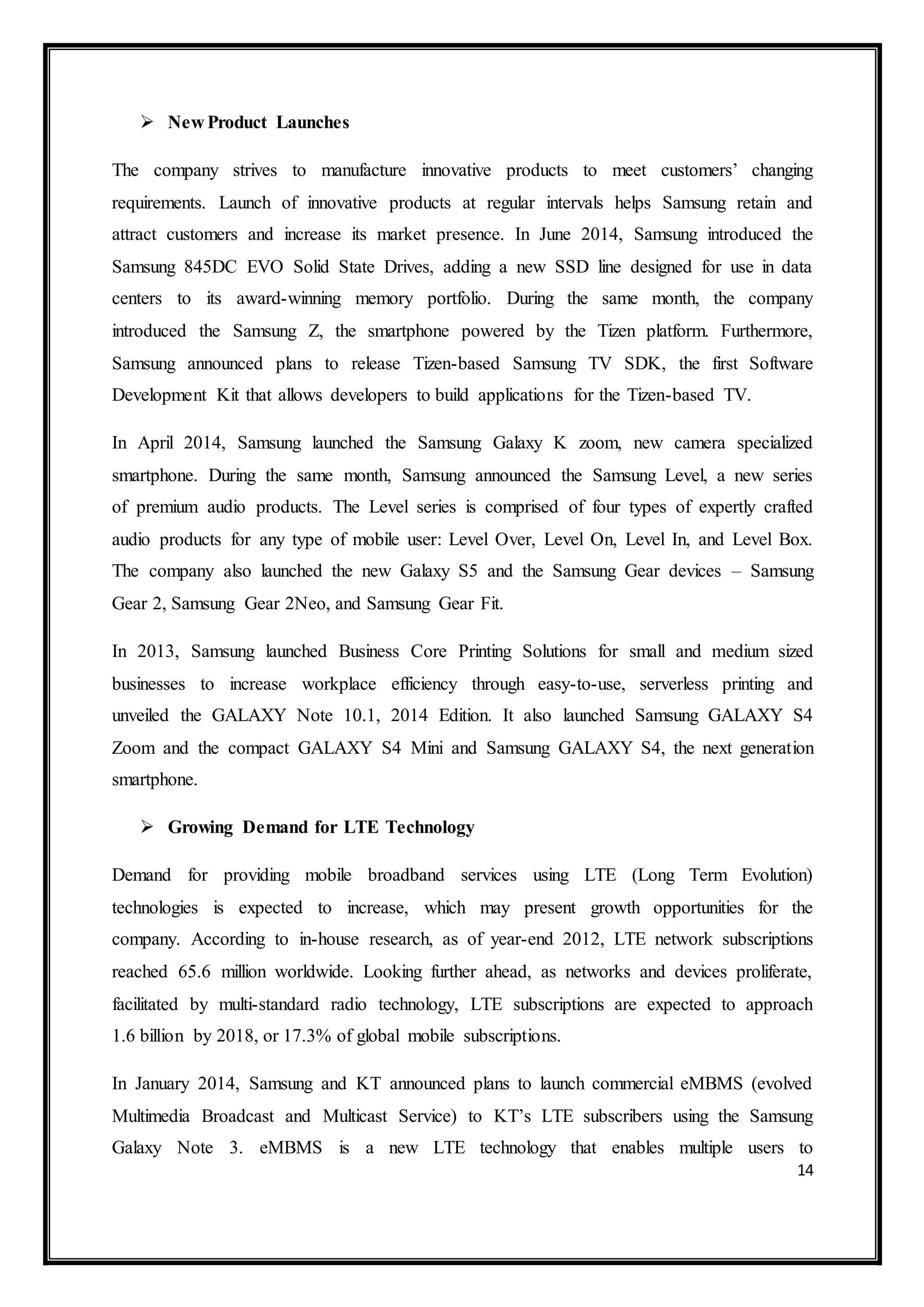 Research Methodology of Samsung Electronics Co. Ltd (Analysis of ...