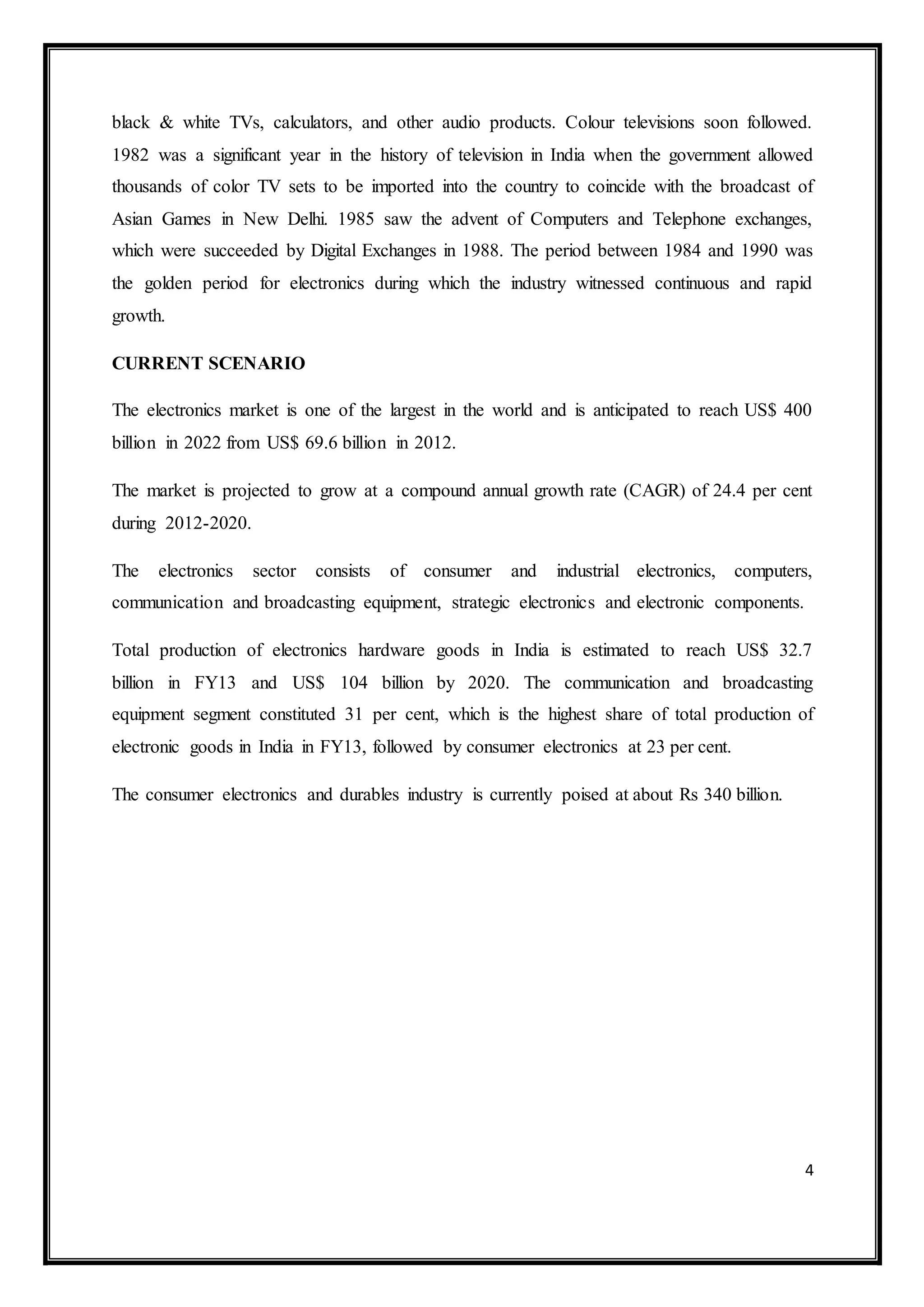Research Methodology of Samsung Electronics Co. Ltd (Analysis of ...