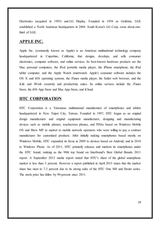 Research Methodology of Samsung Electronics Co. Ltd (Analysis of ...