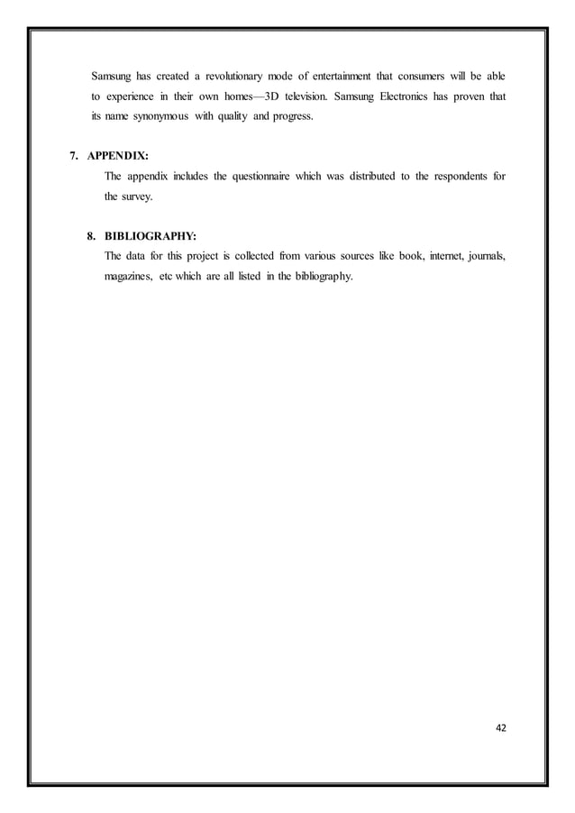 Research Methodology of Samsung Electronics Co. Ltd (Analysis of ...