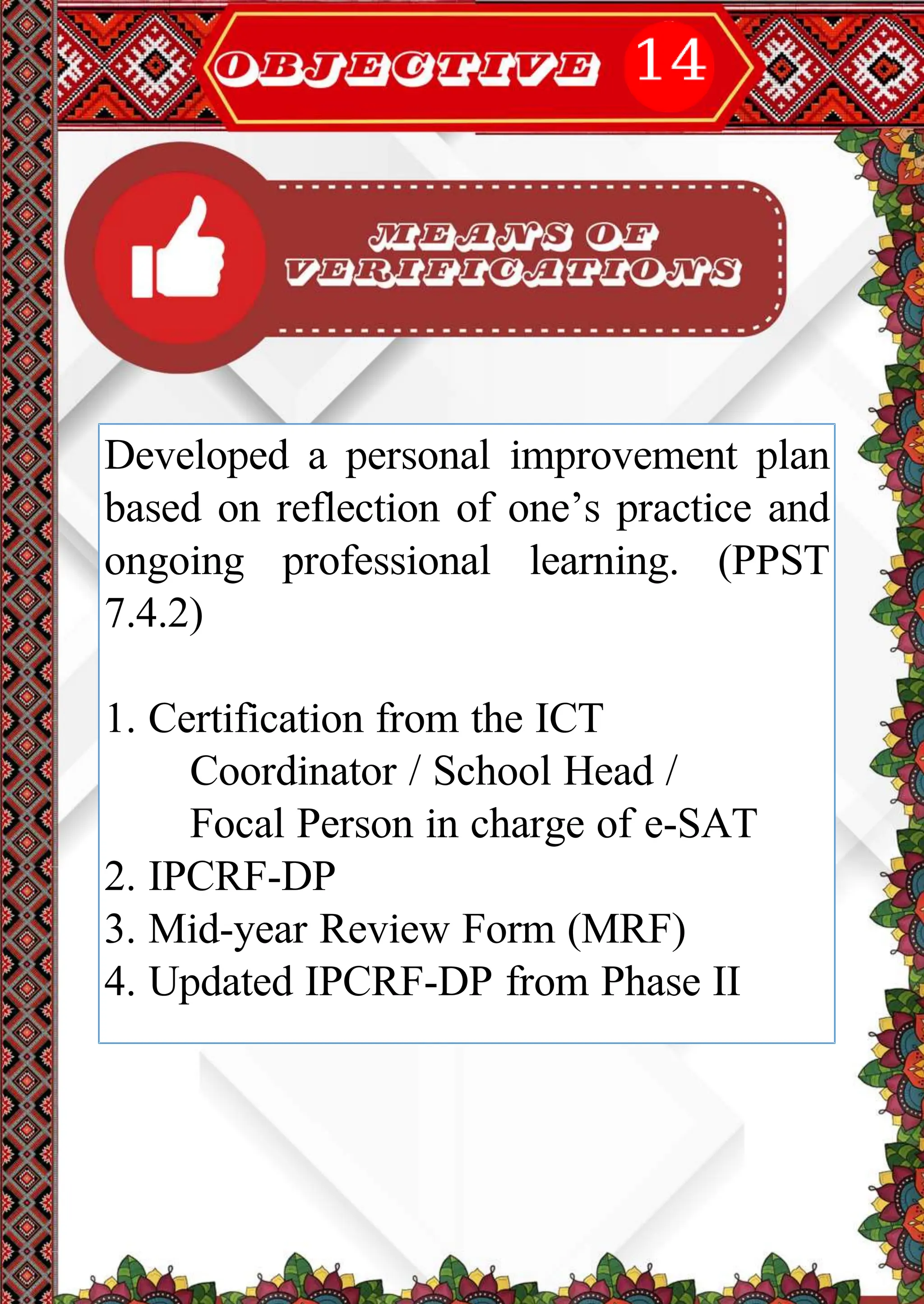 RPMS TEMPLATE FOR SCHOOL YEAR 2023-2024 FOR TEACHER 1 TO TEACHER 3 | PPTX