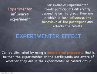 Research Methods in Psychology Sampling and Experimental Design | PDF
