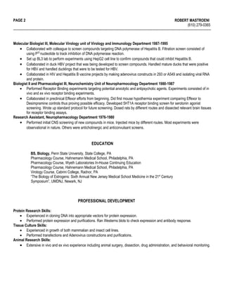 Rm Resumev5 2 09 | PDF