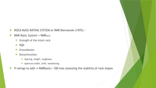 Rock Mass Rating & Q-SYSTEM in Rock Mechanics.pptx